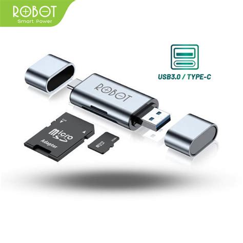 Jual ROBOT Card Reader CR In USB Type C OTG Memory Card Adapter CR S Kab