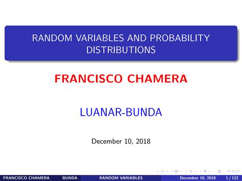 Solution Presentation Random Variables Studypool