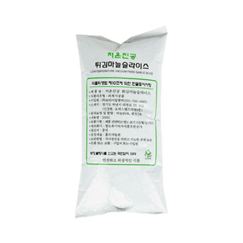 차별화상회 코리아rmc 튀김마늘 슬라이스 200gea
