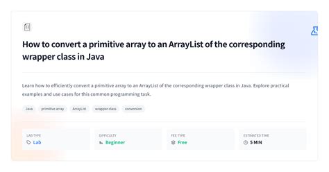 How To Convert A Primitive Array To An Arraylist Of The Corresponding