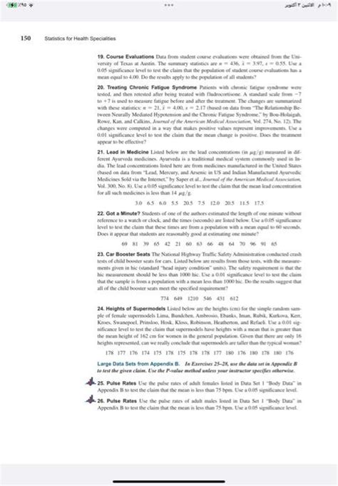 Solved 6 3 Basic Skills And Concepts Statistical Literacy