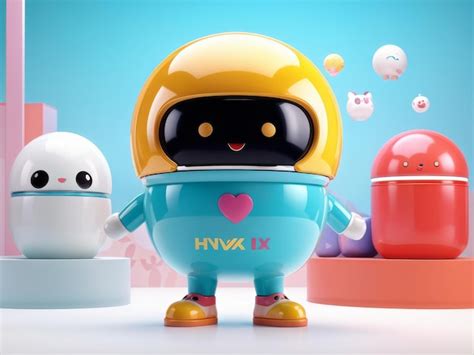 Premium Vector 3d Illustration Cute Robot In A Pink Suit Robot With Robot Helmet And