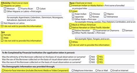 Hmda New Demographic Information Addendum Remn Wholesale A Division Of Homebridge