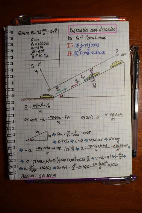 Eisatopon Math Ai Challenges Physics Notes Kinematics And Dynamics