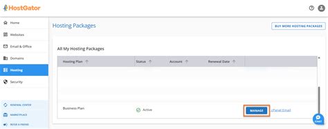 Connect A Domain Name Via The Hosting Tab