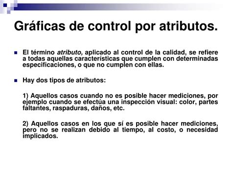 Ppt Gráficas De Control Por Atributos Powerpoint Presentation Free Download Id2155326