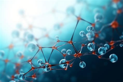 Premium Ai Image Molecular Magic A Captivating Scientific Background Showcasing The Elegance