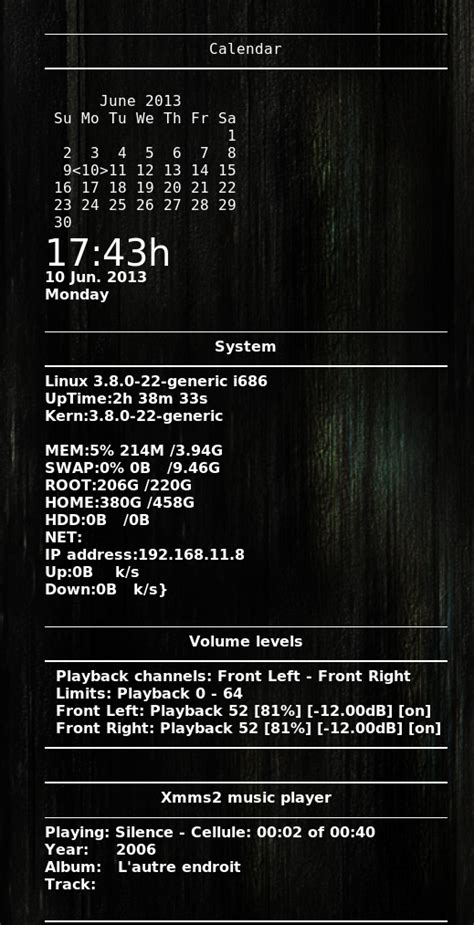 Conky Revisited Techtimejourney