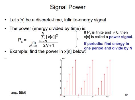Solved Signal Power Let X N Be A Discrete Time Chegg Com