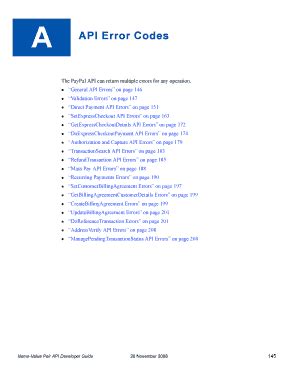 Fillable Online A API Error Codes Rackcdn Fax Email Print PdfFiller