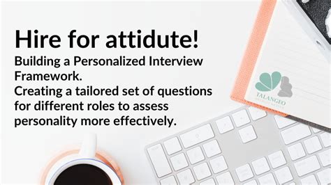 Building A Personalized Interview Framework Creating A Tailored Set Of Questions For Different