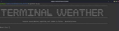 Github Sakibulalikhanterminal Weather Terminal Based Weather Reporting Tool Codded In Python