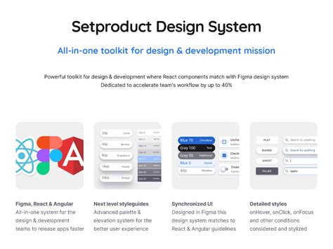 Setproduct Design System Figma React Angular Free Figma Templ