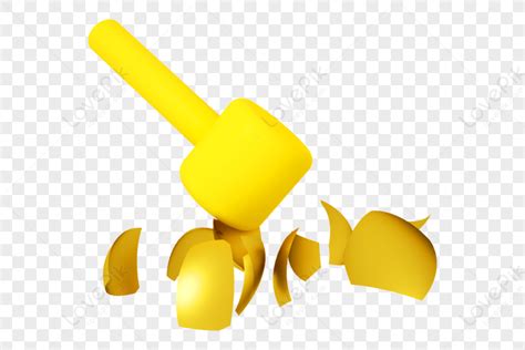 노란색 히 비 스커 스와 깨진 된 황금 껍질 Png 일러스트 무료 다운로드 Lovepik