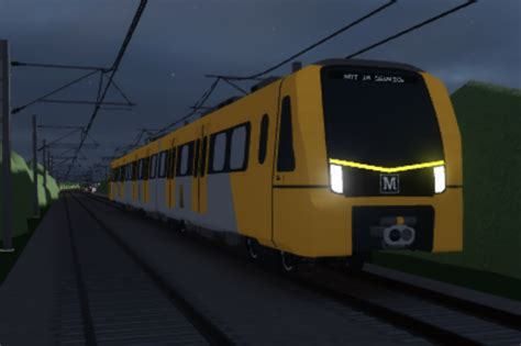 Tyne And Wear Metro Class 555 Model No Interior Not Scripted