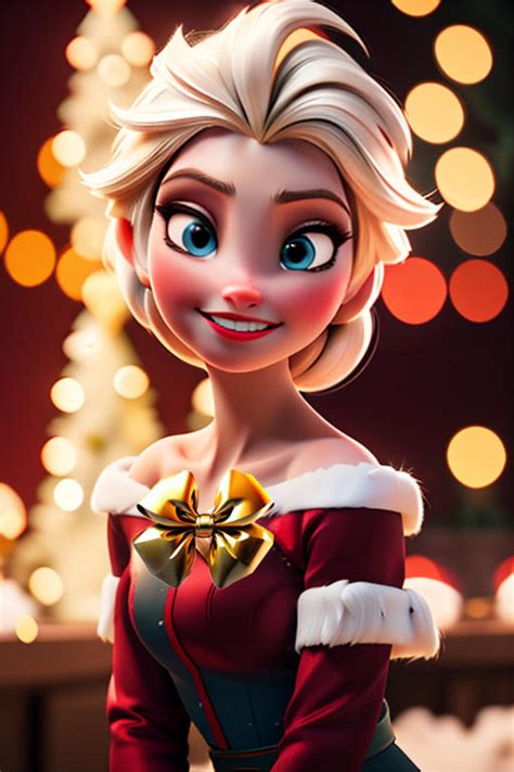 Elsa Christmas By Rafai33 On Deviantart