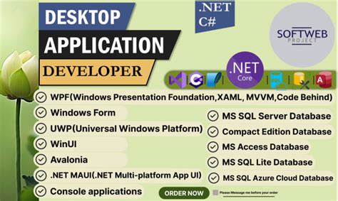 Develop Desktop Applications With Csharp Wpf Uwp Winforms By