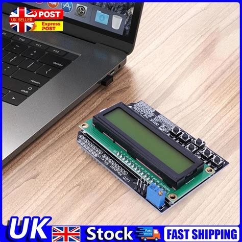 Lcd1602 Lcd Keypad Shield 16x2 Character 5v Electronic Components