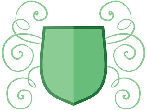 Crest Shield Floral 36644226 Vector Art At Vecteezy