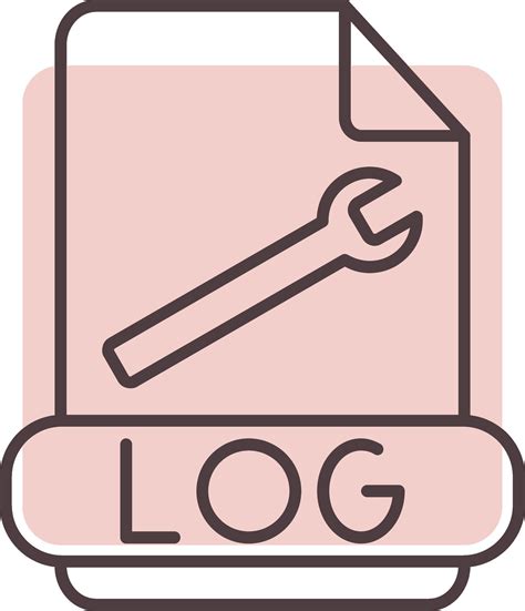 Log Format Line Shape Colors Icon Vector Art At Vecteezy