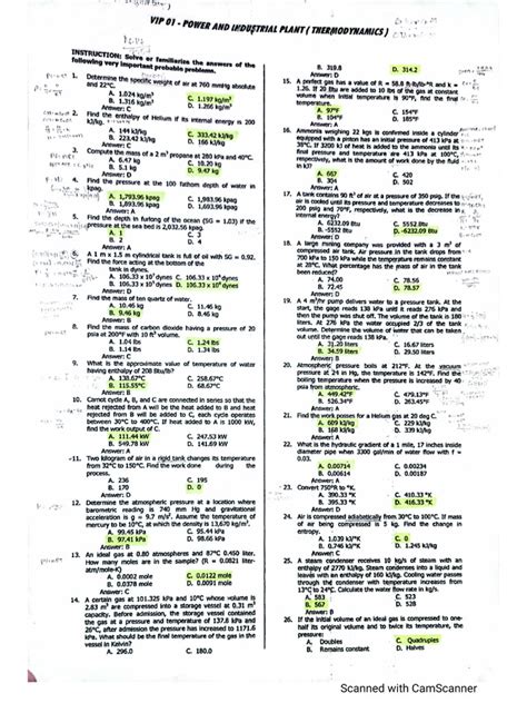 thermodynamics problem solving pdf