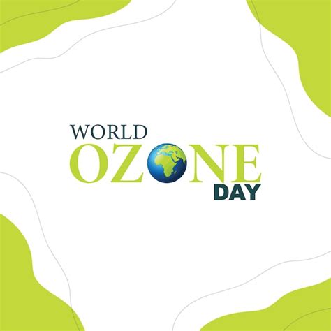 Premium Vector International Day For The Preservation Of The Ozone Layer