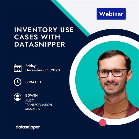 Datasnipper On Linkedin Webinar Inventory Use Cases With Datasnipper Dec 8th