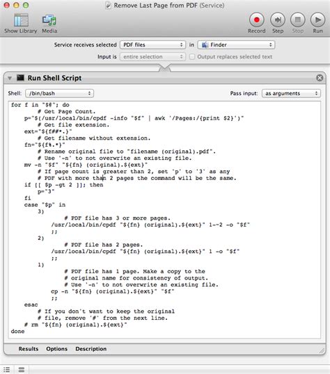 Automation Automate Removing The Last Page Of A Bunch Of Pdfs Ask