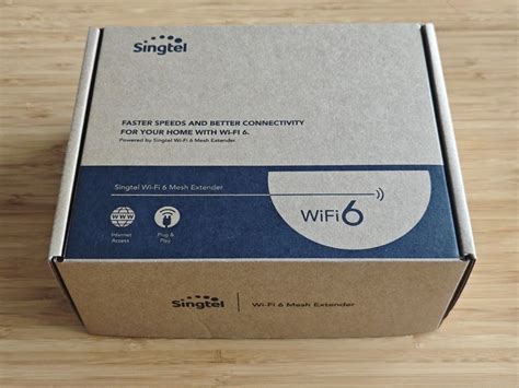 Singtel Wi Fi 6 Mesh Extender Computers Tech Parts Accessories Networking On Carousell