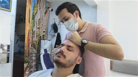Asmr Turkish Barber Face Head And Body Massage Youtube