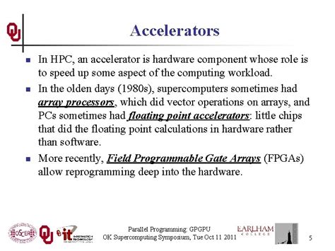 Parallel Programming Cluster Computing Gpgpu Number Crunching In