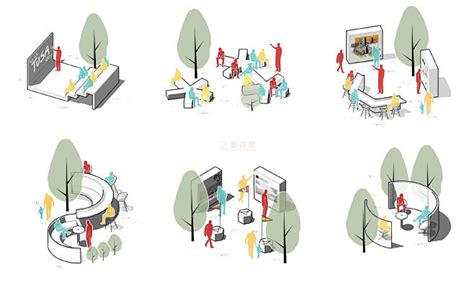 景观分析图场景图标免扣 Ps素材 知设网