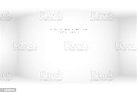 빈 흰색 회색 그라데이션 스튜디오 룸 배경 크리에이티브 프로젝트를 위한 카피스페이스가 있는 배경 조명 인테리어 벡터 일러스트
