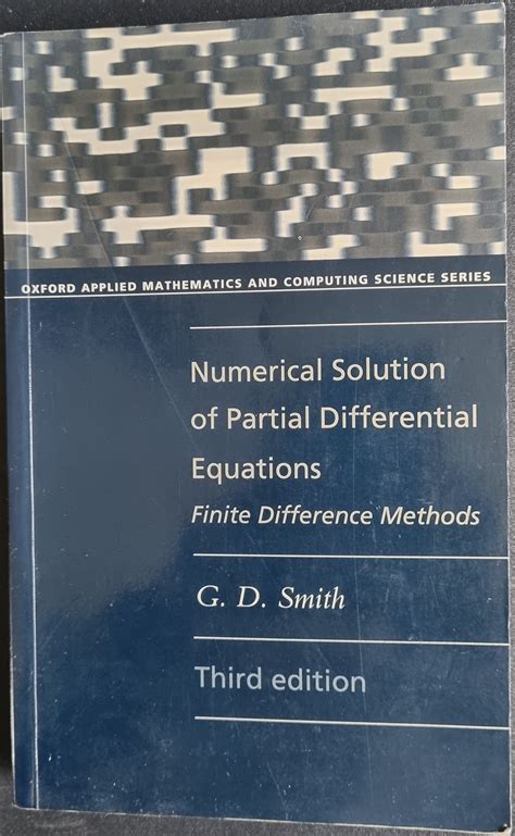 Numerical Solution Of Partial Differential Equations Finite Difference