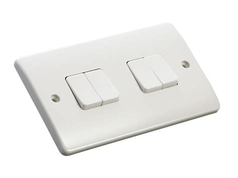 MK Logic Plus A Way Quadruple White Gloss Light Switch Departments DIY At B Q