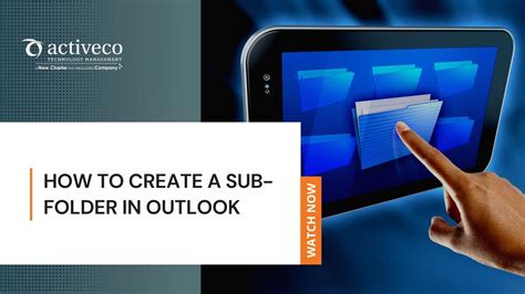 How To Create A Sub Folder In Outlook Youtube