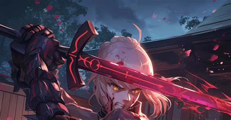 Type Moon Saber Fate Grand Order Artoria Pendragon Alter Pixiv