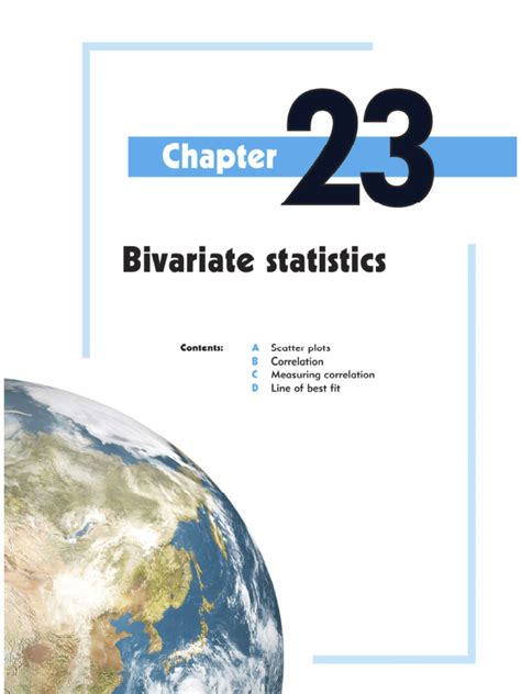 Bivariate Statistics Pdf