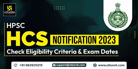 Hpsc Hcs Notification 2023 Out Check Dates Eligibility