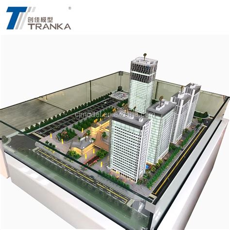 건축 미니어처 빌딩 모델 3d 홀로그램 테이블