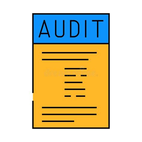Audit Checklist Icon Color Illustration Stock Illustration Illustration Of Accounting Advisor