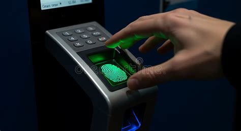 Biometric Scanning Security Access Control Stock Illustrations 3 690