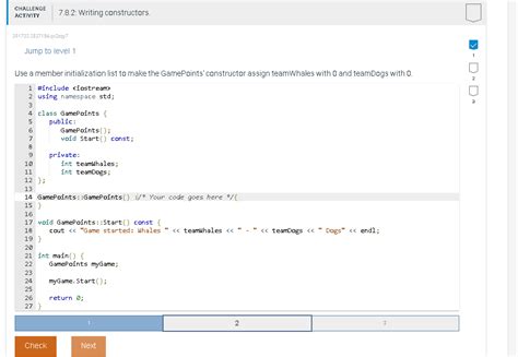 Solved Challenge Activity 3917222037154qx3zqy7 Jump To