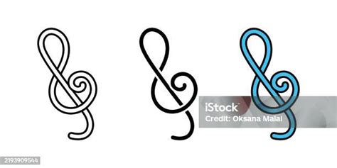 고음 음자리표 아이콘입니다 음악 키 벡터 그림입니다 악보 기호입니다 클래식 노래 기호입니다 오디오 사운드 노트 픽토그램 고음 음자리표는 심플한 아웃라인 블랙 컨셉입니다 0