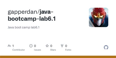 Github Gapperdanjava Bootcamp Lab61 Java Boot Camp Lab61