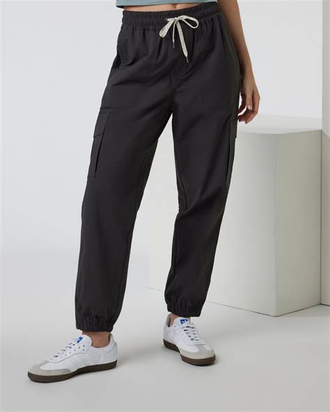 Birch Jogger Womens Vintage Black Utility Joggers Vuori