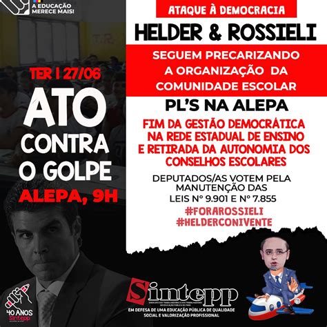 Ataque à Democracia Escolar Todosas à Alepa Sintepp