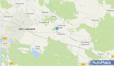Mapa Kopalina Kopalina Gmina Jelcz Laskowice Na Mapie Targeo