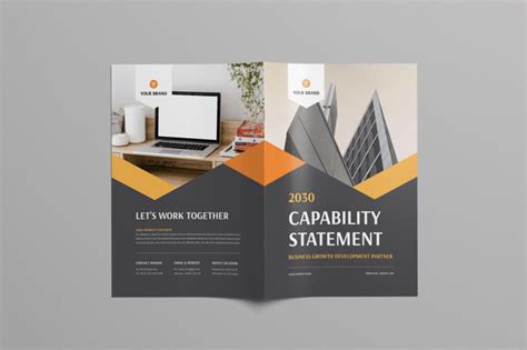 Capability Statement Brochure Print Templates Ft Strategic Plan And Tech Brochure Envato
