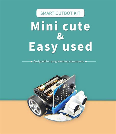 Micro Bit Smart Cutebot Kit Stem And Educational Robotics